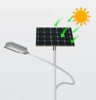 China UNIKE 200W Solar Street Light 12.8V 60AH LiFePo4 Battery 18800lm 130W Panel for sale