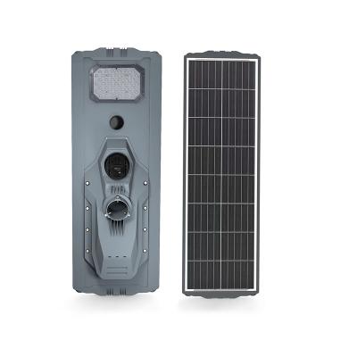 China 5050 LED Solar Street Light with Camera 100W-500W & 75Ah LiFePO4 Battery for Outdoor Security Monitoring for sale