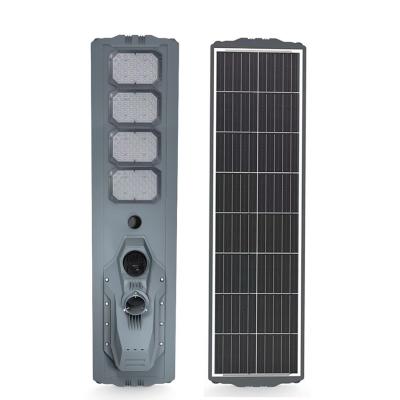 China UNIKE Smart Solar Street Light with 400MP Camera 12,000LM 165Ah Battery UNK-SSO-400w for sale