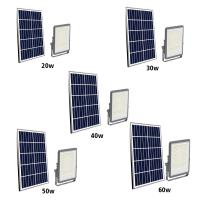 China Solar Flood Light IP66 Outdoor Die-Cast Aluminum Adjustable 20W-60W LED for sale