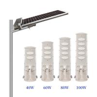 China 8m LED Smart Solar Street Light IP65 Self Clean Auto Cleaning 20W-80W LiFePo4 for sale