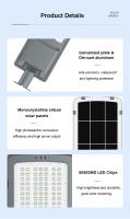 China All in One Solar Street Light 10W 1600LM Dusk to Dawn LED Pathway Lamp for sale