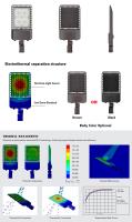 China UNIKE Integrated Smart LED Street Light 150lm/W IP66 IK09 80W-300W for sale