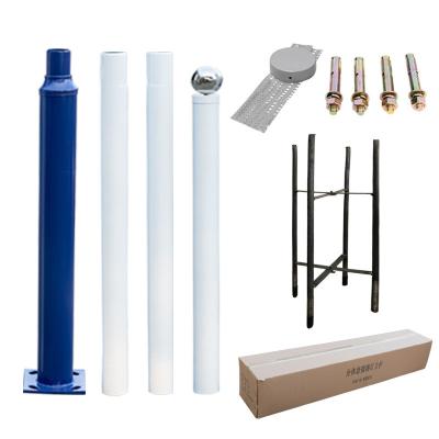 China 2m 2.5m 3m Galvanized Steel Split Type Light Pole with 50-200 Micron Zinc Coating for sale