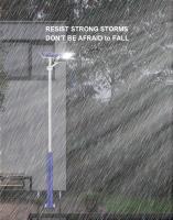 China Galvanized Steel Street Lighting Pole 2m 3m 6m 8m 12m High Mast with 30+ Year Lifespan for sale