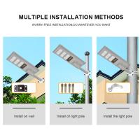 China UNIKE 300W All In One Solar Street Light 96 LED 30W Panel for Remote Areas for sale