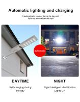 China All-in-One Solar LED Street Light 300W 500W LiFePO4 Battery Motion Sensor Outdoor for sale