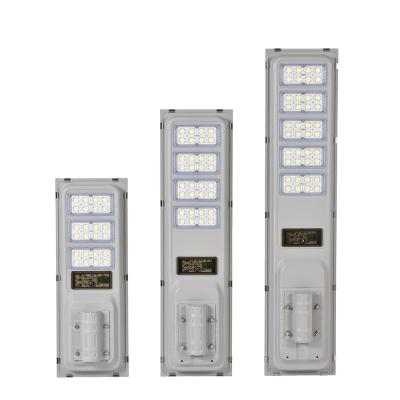 China 5050SMD All In One Solar Street Light 300W 500W LiFePO4 Battery IP65 Outdoor Garden Lamp for sale