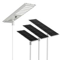 China 180lm/W IP65 Integrated All in One LED Solar Street Light 30W-70W Pole Mount 60/76mm for sale