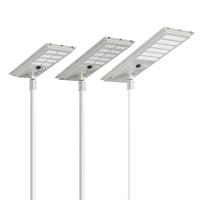 China All in One 180lm/W IP65 LED Solar Street Light 70W Panel 25yr Lifespan for sale