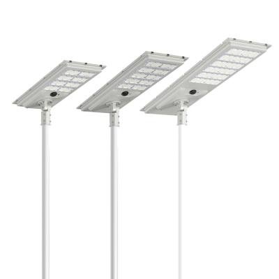 China All in One 180lm/W IP65 LED Solar Street Light 70W Panel 25yr Lifespan for sale
