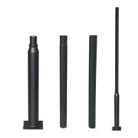 China Commercial 2m 3m 4m Galvanized Steel Lamp Pole for Solar Street Lights - 30+ Year Lifespan for sale