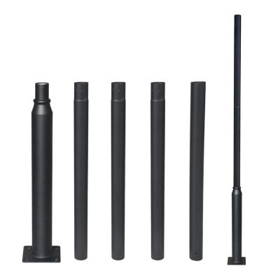 China Galvanized Steel Street Lighting Pole 2m 3m 6m 8m 12m High Mast with 30+ Year Lifespan for sale