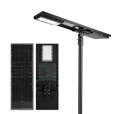 China Aluminum 190lm/W All in One Solar Street Light 25W to 60W Waterproof IP65 for sale