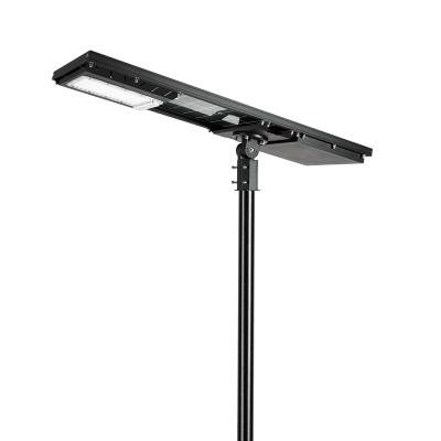 China IP66 Waterproof All in One Solar LED Street Light 25W-60W Auto Cleaning LiFePo4 for sale