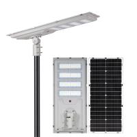 China All in One Solar Street Light 180lm/W IP65 110W Monocrystalline Panel 12hrs Lighting for sale