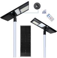 China UNIKE All in One Solar LED Street Light 25W-60W with Microwave Sensor LiFePo4 Battery for sale