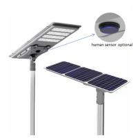 China All In One Solar Street Light 60W 180LM/W Auto Dimming PIR Sensor Optional for sale