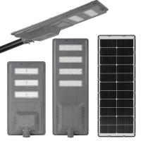 China Warm White Solar LED Street Light 100W to 400W LiFePO4 Battery Highway Road Lamp for sale