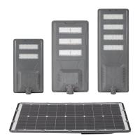 China All in One Smart LED Solar Street Light 100W 400W IP65 LiFePo4 Battery Outdoor Lamp for sale