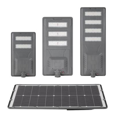 China All in One Smart LED Solar Street Light 100W 400W IP65 LiFePo4 Battery Outdoor Lamp for sale