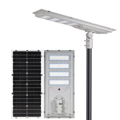 China UNIKE 180lm/W IP65 All-in-One Solar LED Street Light 30W-70W LiFePo4 Battery Motion Sensor for sale