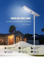 China Economical 180LM/W Solar LED Street Light with Motion Sensor for Rural Road Lighting for sale