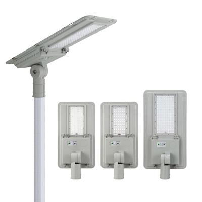 China All in One LED Solar Street Light 60W 100W 300W Waterproof with Motion Sensor Aluminum Housing for sale