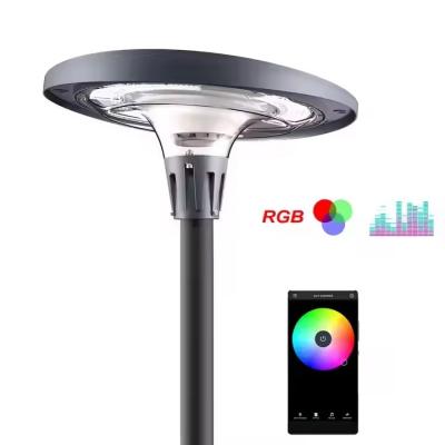 China Die-cast Aluminum Solar RGB Garden Light with 32000mAH Battery and 200m² Coverage for Outdoor Lighting for sale