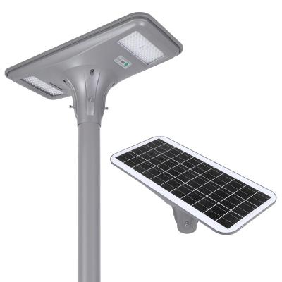 China 30W All-in-One Solar Street Lamp with 25AH LiFePo4 Battery Auto Dimming Remote Control for sale