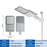 China UNIKE UNK-SLC Aluminum LED Street Light 100W-300W IP66 IK08 Smart Road Lighting for sale