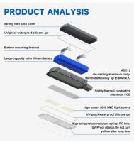 China High Efficiency Split Solar Street Light 40W-150W MPPT Controller IP66 Outdoor LED for sale
