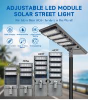 China IP65 High Efficiency 7070 SMD All In One Solar Street Light with Adjustable LED Module for sale