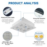 China UNIKE 140lm/W LED Canopy Light 50W-200W IP65 Gas Station Lighting with Dimming for sale