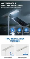 China Smart City Modular Solar Street Light with MPPT Controller and Motion Sensor for sale