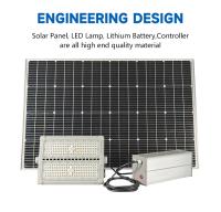 China IP66 Outdoor Solar Flood Light with Die Cast Aluminum Housing for sale