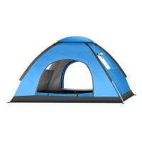 China 4 Person Pop Up Camping Tent 170T Polyester Waterproof 1.40kgs Instant Dome Shelter for sale