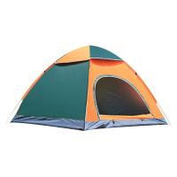 China 4 Person Pop Up Camping Tent 170T Polyester Waterproof 1.40kgs Instant Dome Shelter for sale