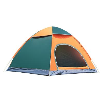 China 4 Person Pop Up Camping Tent 170T Polyester Waterproof 1.40kgs Instant Dome Shelter for sale