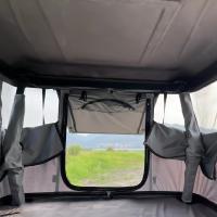 China 4 Person Hard Shell Roof Top Tent 82.68x53.15x37.4 Inch Aluminum Honeycomb Panel for sale