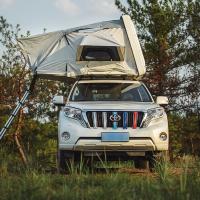 China ABS Fold Out Car Roof Tent Spacious Hard Rooftop Tent 210x125x35cm for sale
