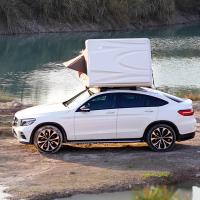 China ABS Fold Out Car Roof Tent Spacious Hard Rooftop Tent 210x125x35cm for sale
