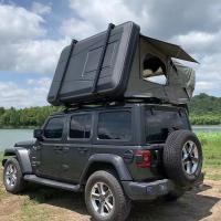 China Fold Out Rooftop Tent Aluminum Hard Top Camping for SUV Truck 84.65 x 83.86 x 49.61 Inch for sale