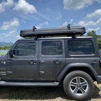 China Fold Out Rooftop Tent Aluminum Hard Top Camping for SUV Truck 84.65 x 83.86 x 49.61 Inch for sale