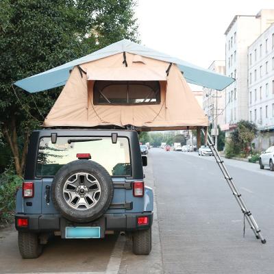 China Full Automatic Lightweight Soft Top Roof Top Tent 240x193cm Outdoor Camping Car Top Tent for sale