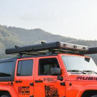 China Triangle Aluminum Hard Shell Rooftop Tent 1-2 Person 82.68in L x 57.09in W Camping for sale