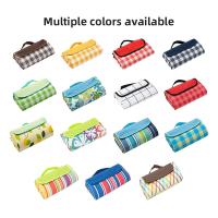 China Durable Waterproof Checkered Oxford Picnic Blanket For Outdoor Camping for sale