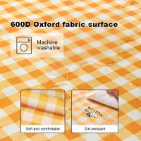 China Durable Waterproof Checkered Oxford Picnic Blanket For Outdoor Camping for sale