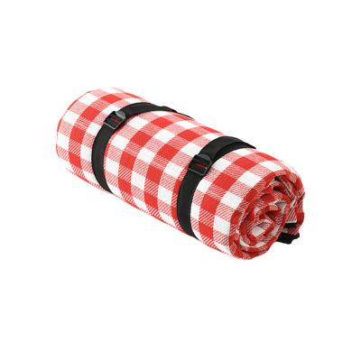 China Foldable Moisture Proof Oversized Picnic Blanket Acrylic Fabric Custom Camping Blanket Thickened for sale