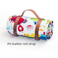 China 190T Polyester Taffeta Waterproof Picnic Blanket 150x200cm Ultrasonic Quilted Luxury Outdoor for sale